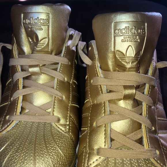 adidas | Shoes | Limited Edition All Gold Adidas Shell Tops | Poshmark